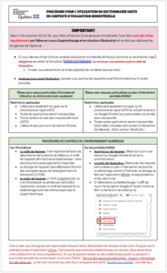 Usito mode examen – RECIT CSSHBO